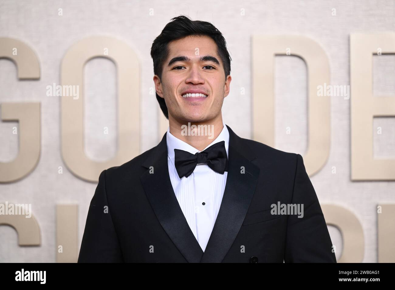 Owen Han at the 81st Golden Globe Awards held at the Beverly Hilton ...