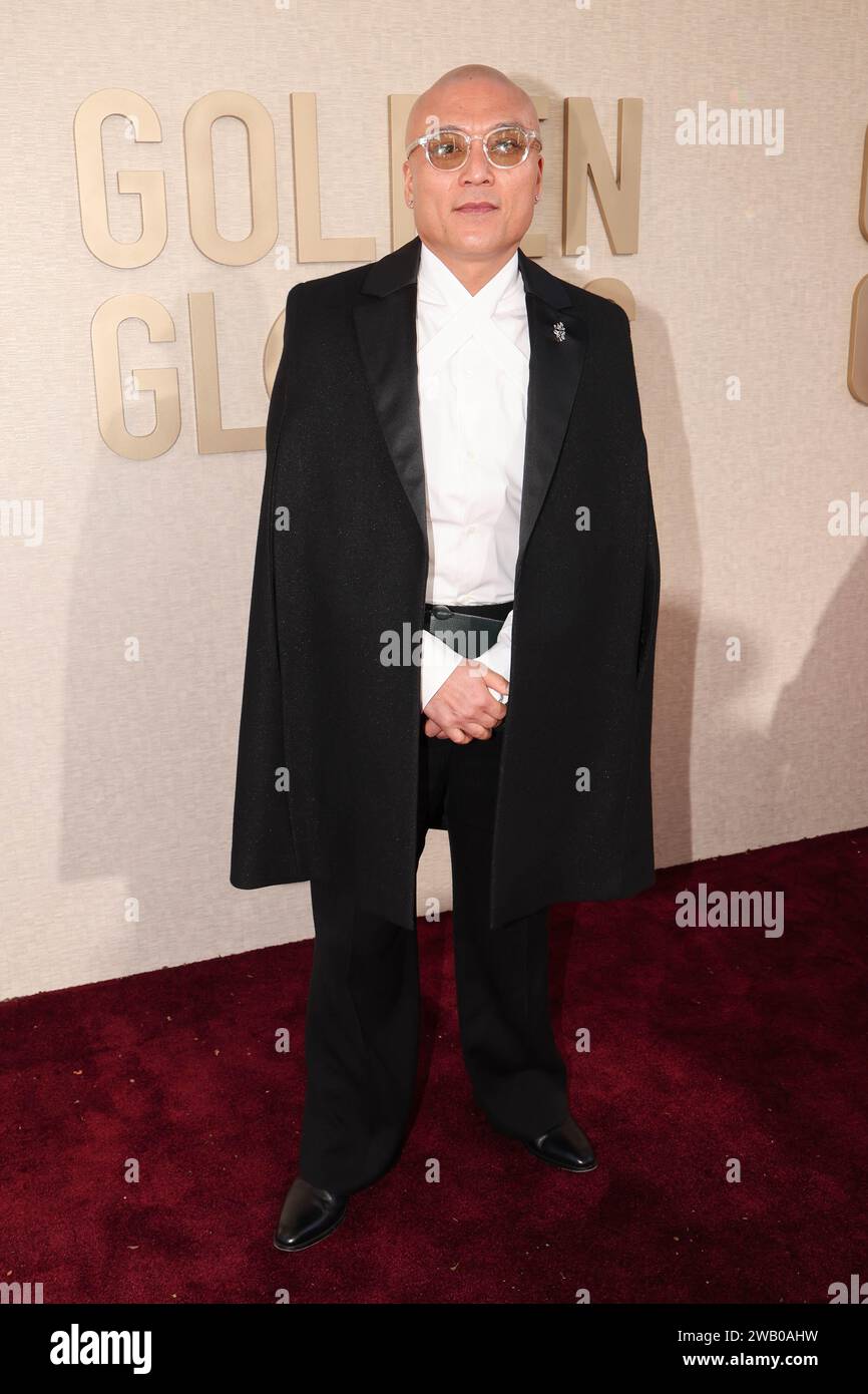 Mike Van at the 81st Golden Globe Awards held at the Beverly Hilton ...