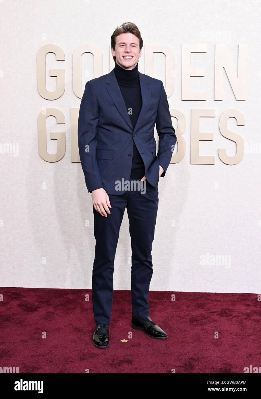 Josh "Bru" Brubaker at the 81st Golden Globe Awards held at the Beverly ...