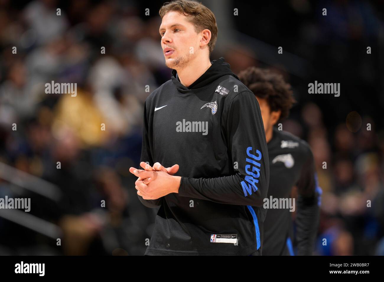 Orlando Magic center Moritz Wagner (21) in the first half of an NBA ...