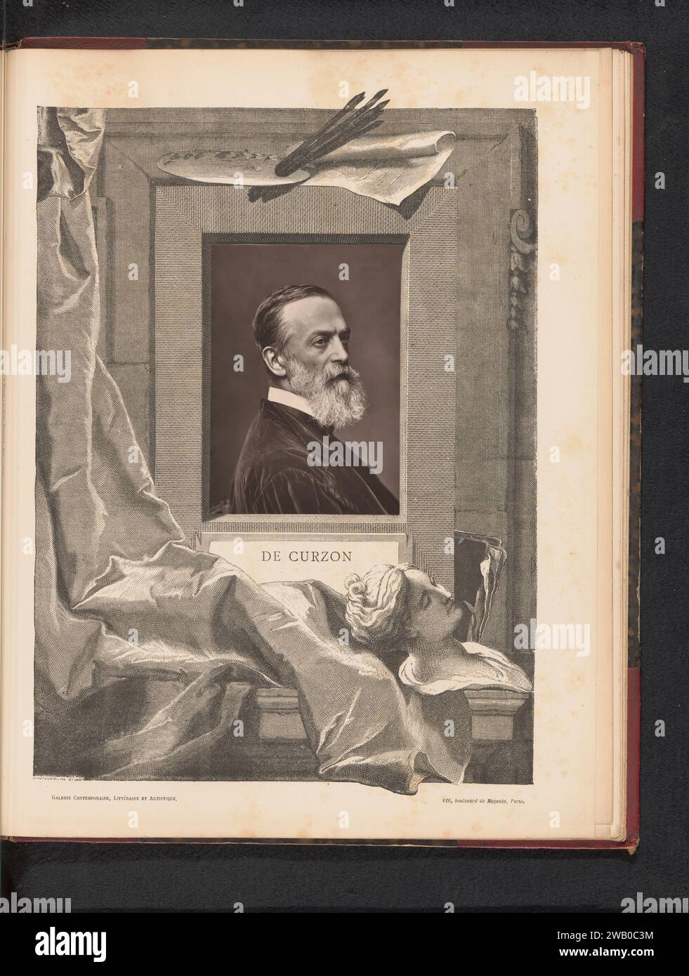 Portrait of alfred de curzon hi-res stock photography and images - Alamy