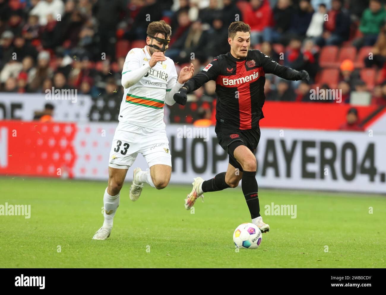 Leverkusen, Deutschland. 07th Jan, 2024. Marin Sverko (Venedig ...