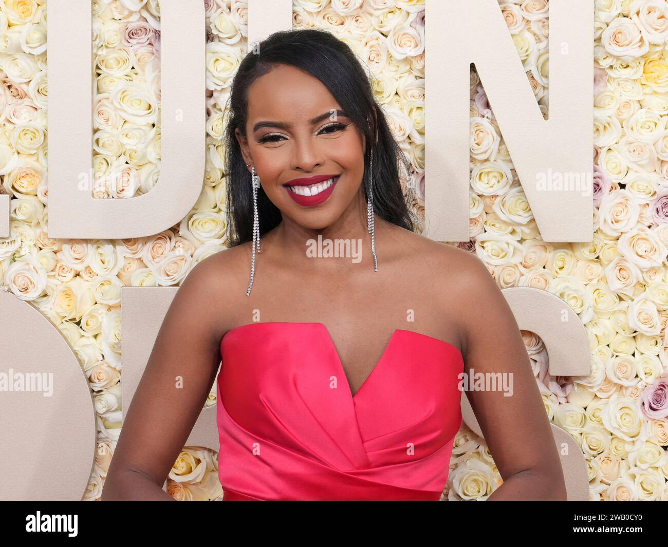 Los Angeles, USA. 07th Jan, 2024. Mona Kosar Abdi attends the arrivals of The 81st Annual Golden ...