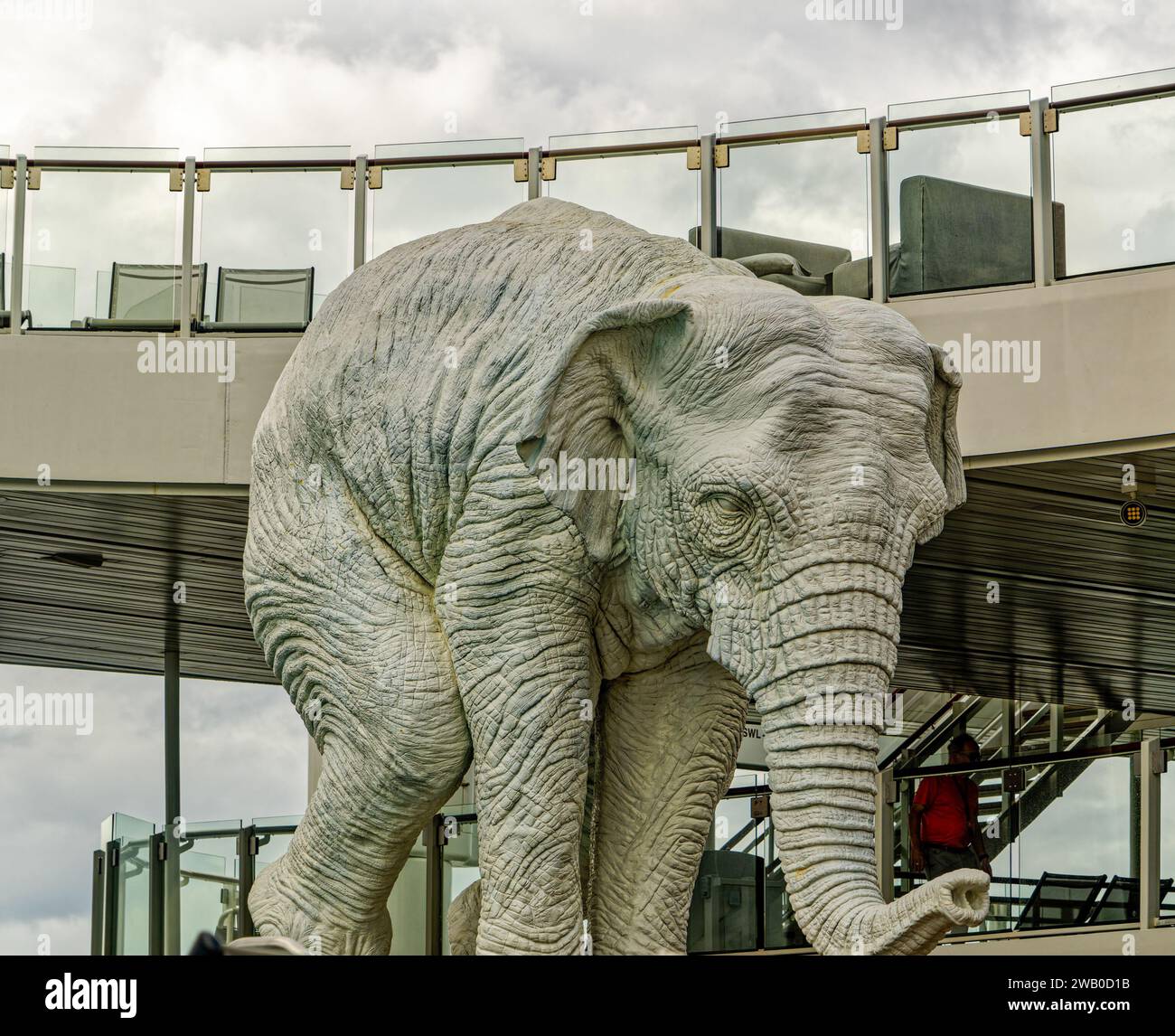 Elephant Sculpture on Celebrity Beyond Stock Photo - Alamy