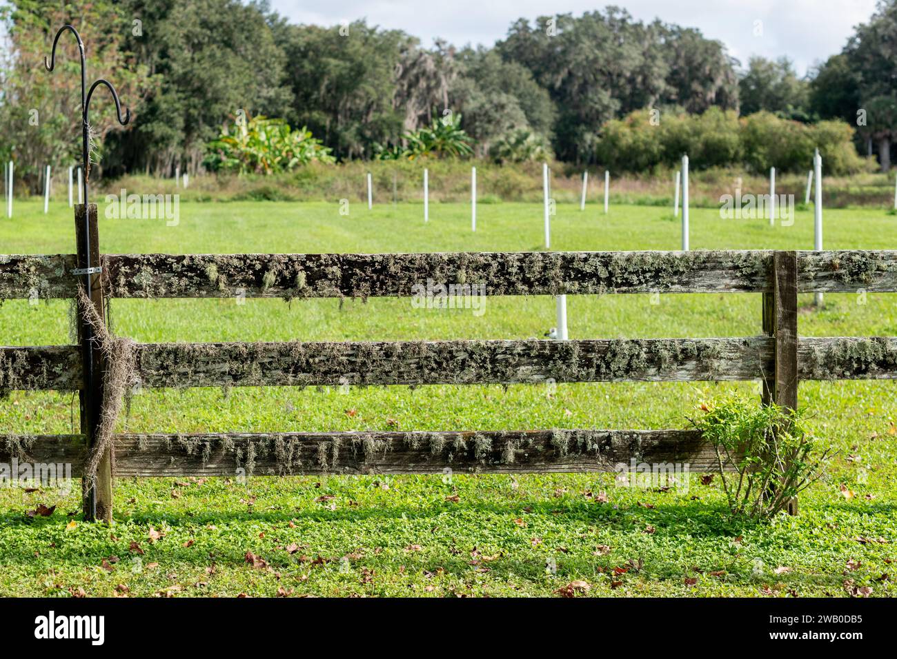 Rustic wood fence hi-res stock photography and images - Alamy