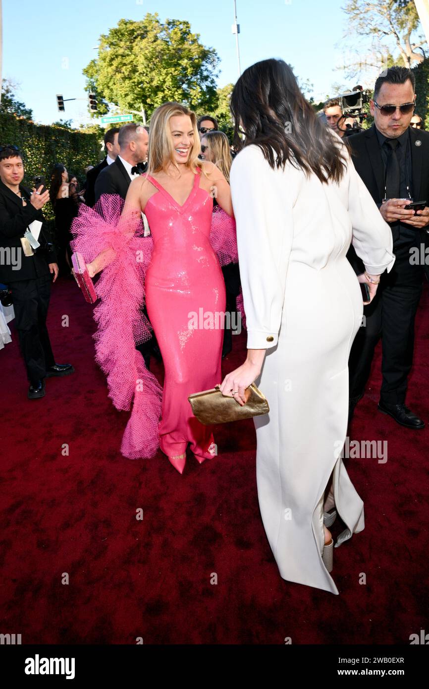 Beverly Hills, United States. 07th Jan, 2024. Margot Robbie and guest ...