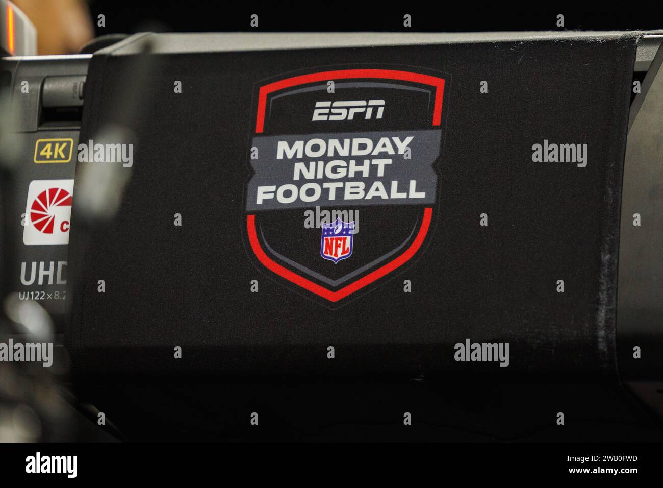 January 06, 2024: A general view of the ESPN Monday Night Football ...