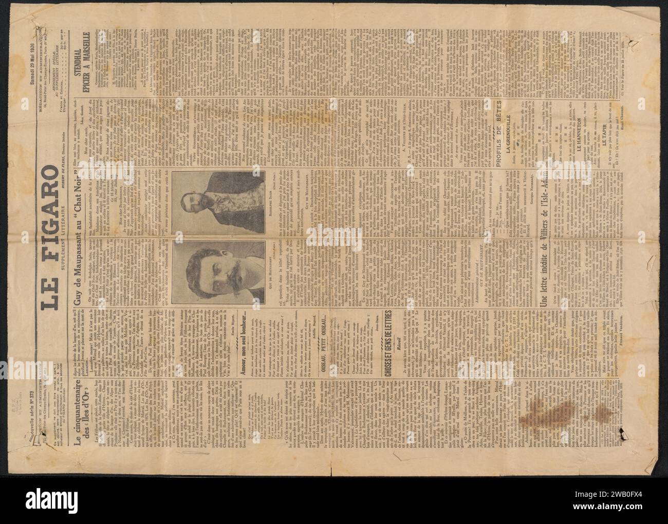 Newspaper clipping from Archive Philip Zilcken, Anonymous, 1926 paper ...