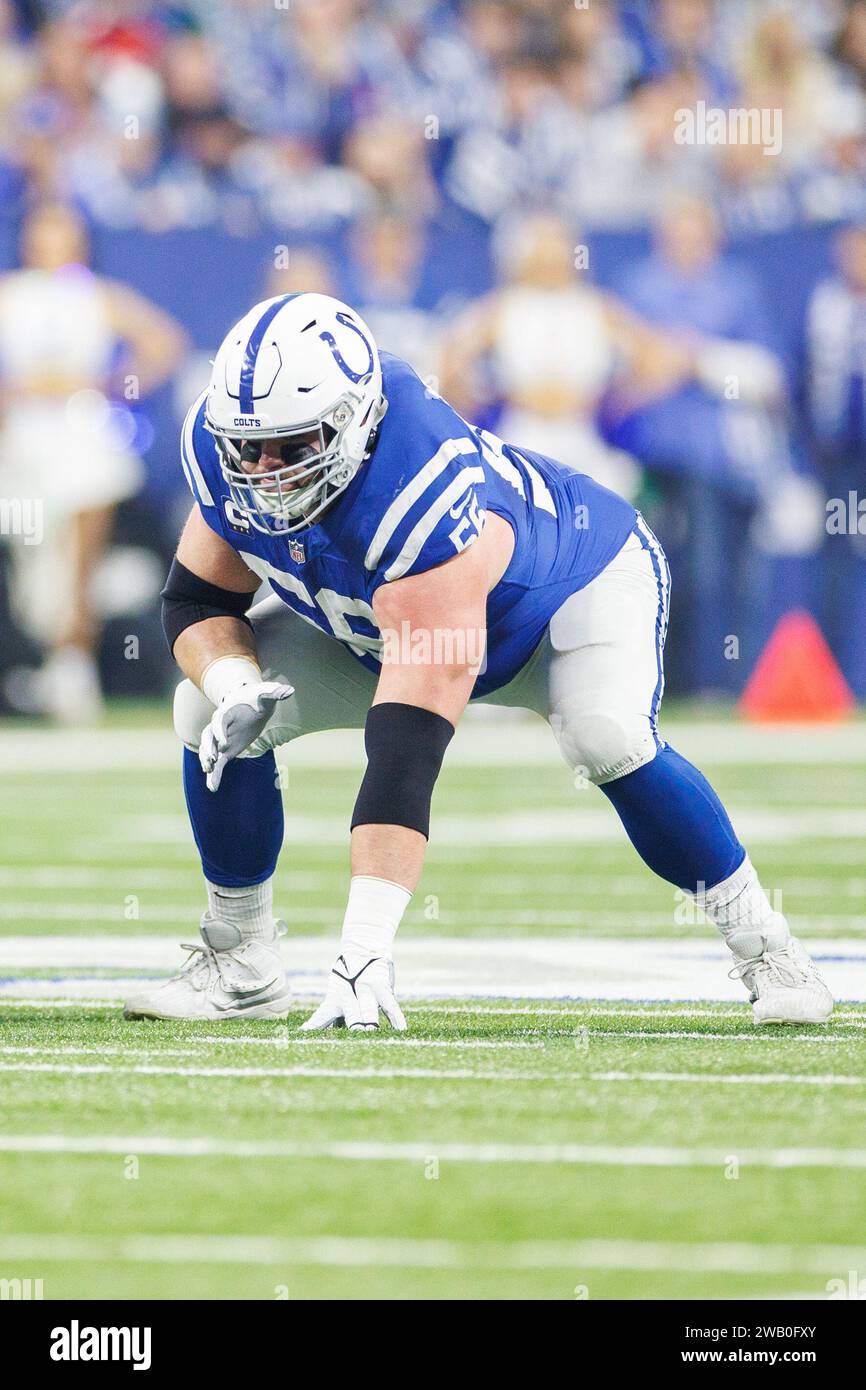 January 06, 2024: Indianapolis Colts offensive lineman Quenton Nelson ...