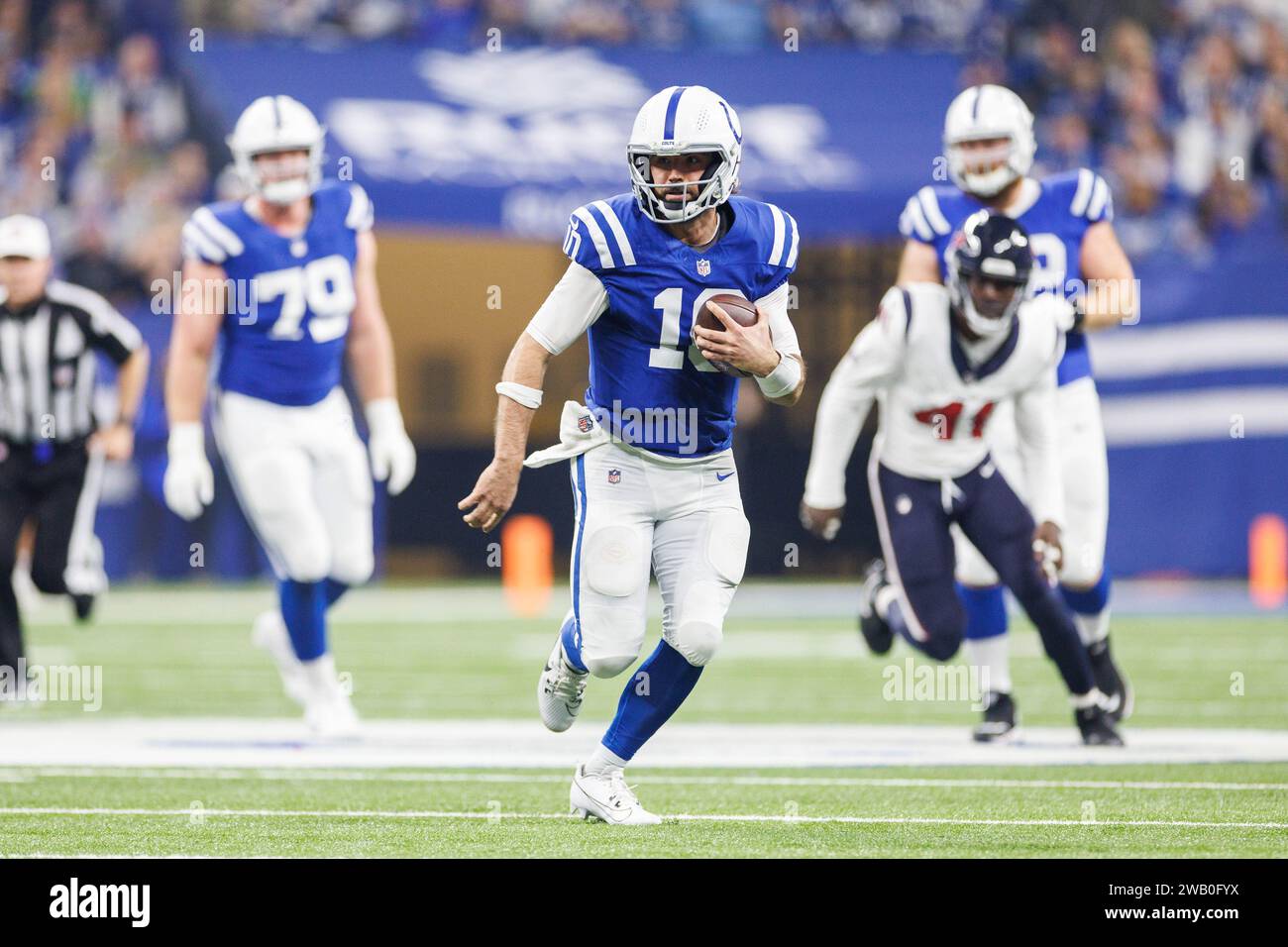January 06, 2024: Indianapolis Colts quarterback Gardner Minshew (10 ...