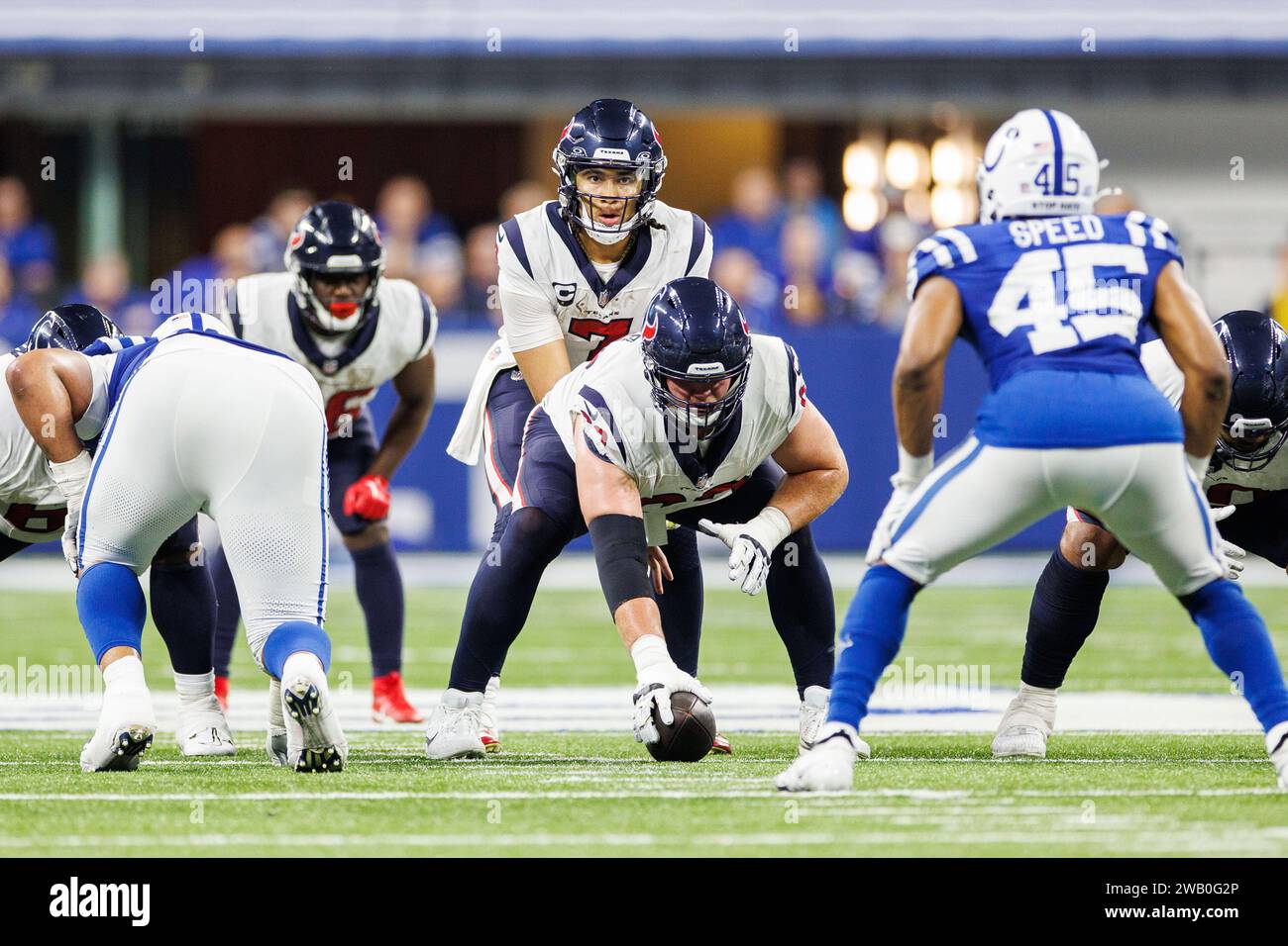 January 06, 2024: Houston Texans quarterback C.J. Stroud (7) directs the offense during NFL game ...