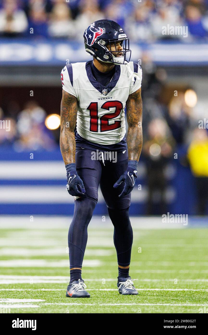 January 06, 2024: Houston Texans wide receiver Nico Collins (12) during ...