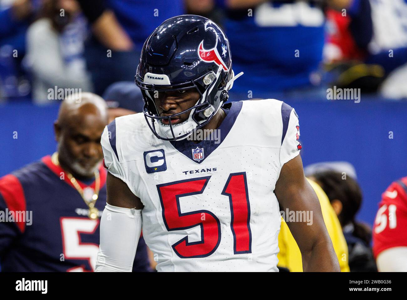 January 06, 2024: Houston Texans defensive lineman Will Anderson Jr ...