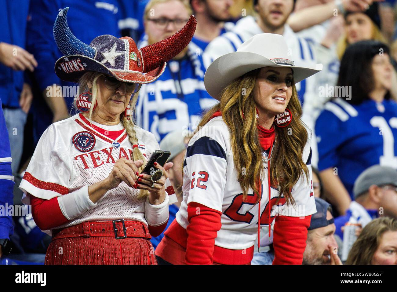 January 06, 2024: Houston Texans fans cheer on their team during NFL ...