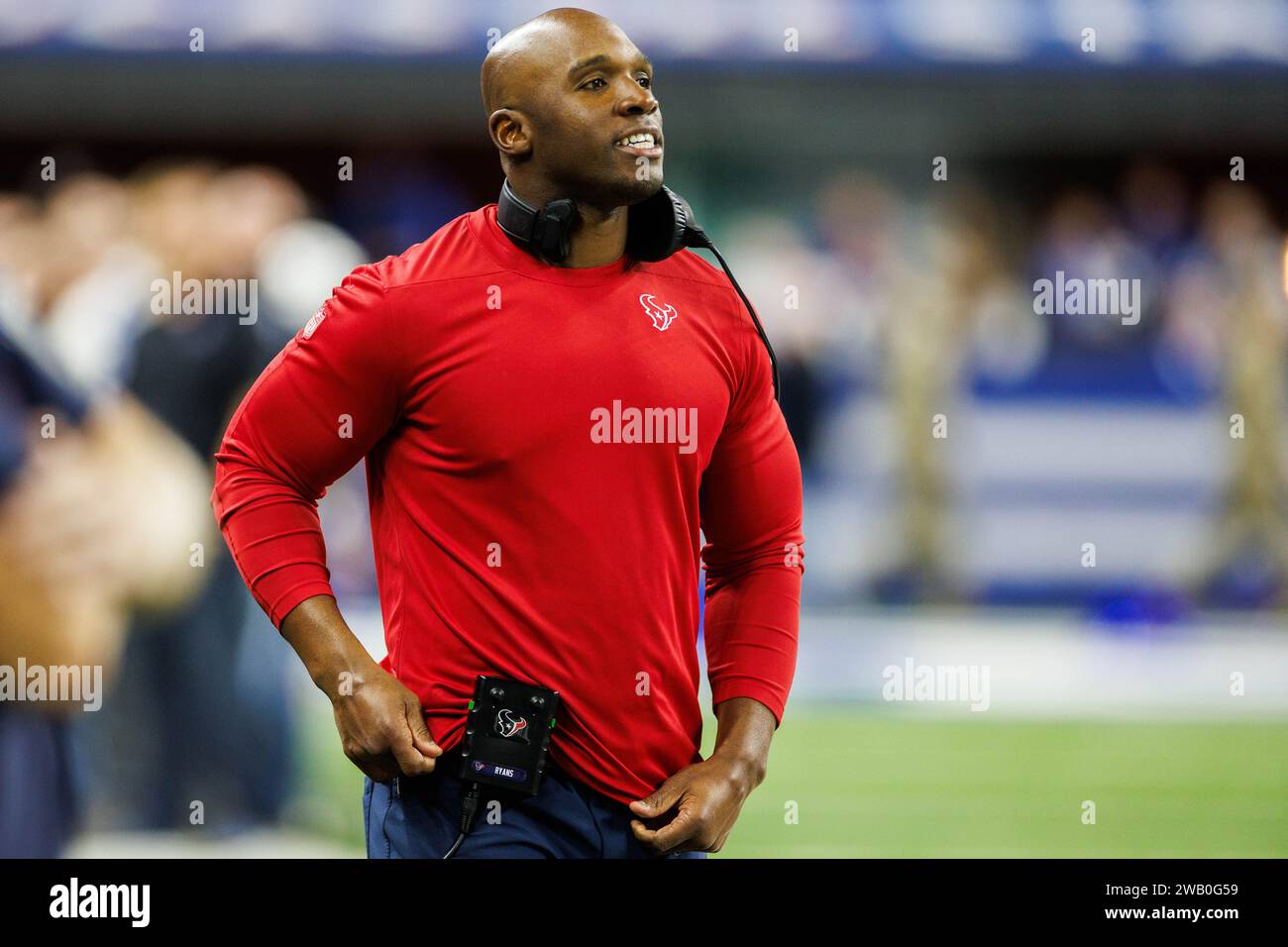 January 06, 2024:: Houston Texans head coach DeMeco Ryans on the sidelines during NFL game ...