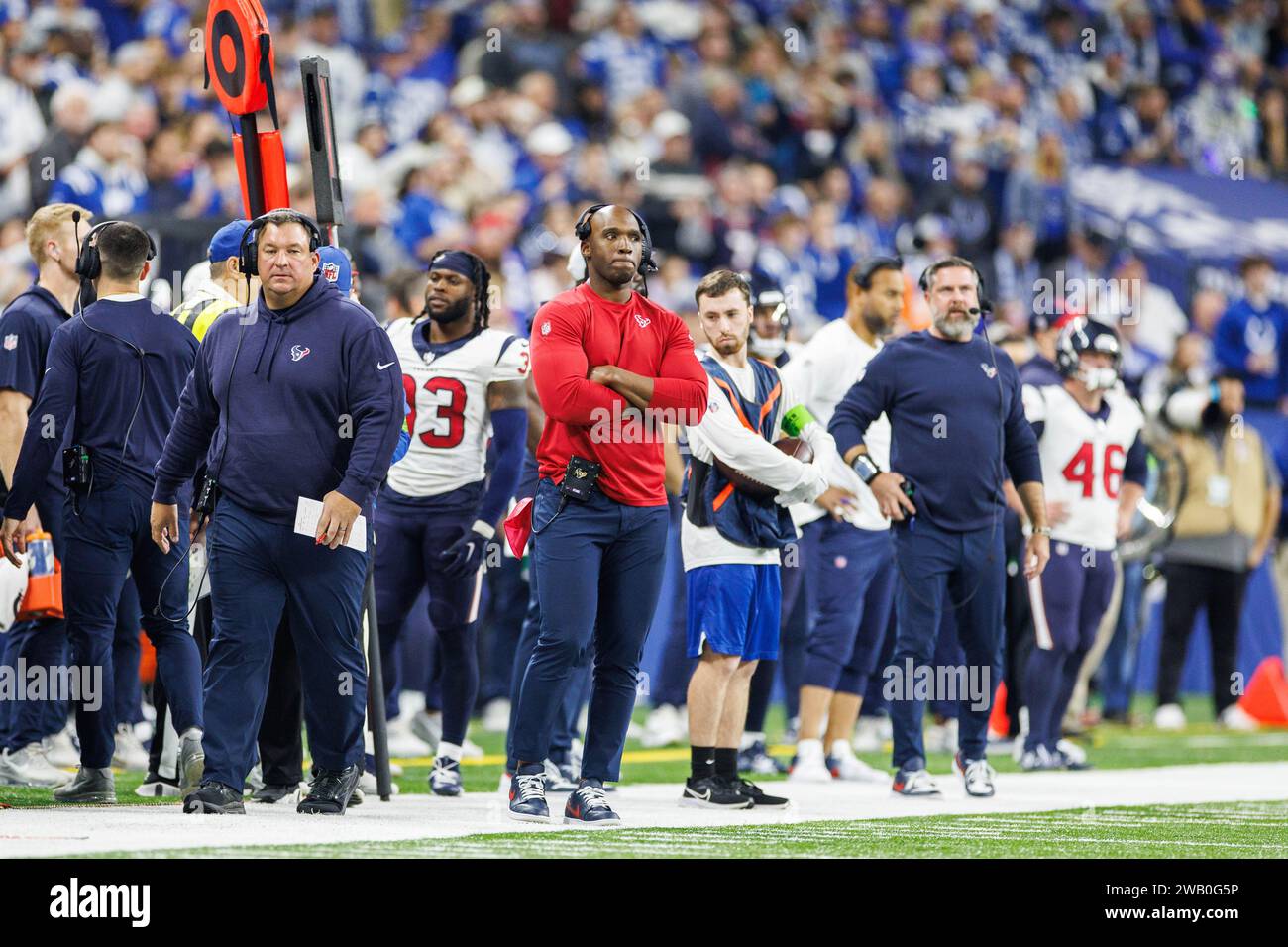 January 06, 2024:: Houston Texans head coach DeMeco Ryans on the sidelines during NFL game ...