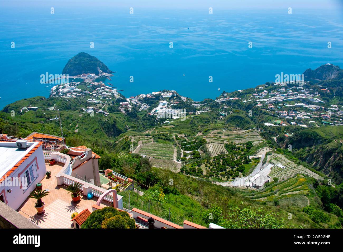 Port of Sant'Angelo - Isola d'Ischia - Italy Stock Photo - Alamy