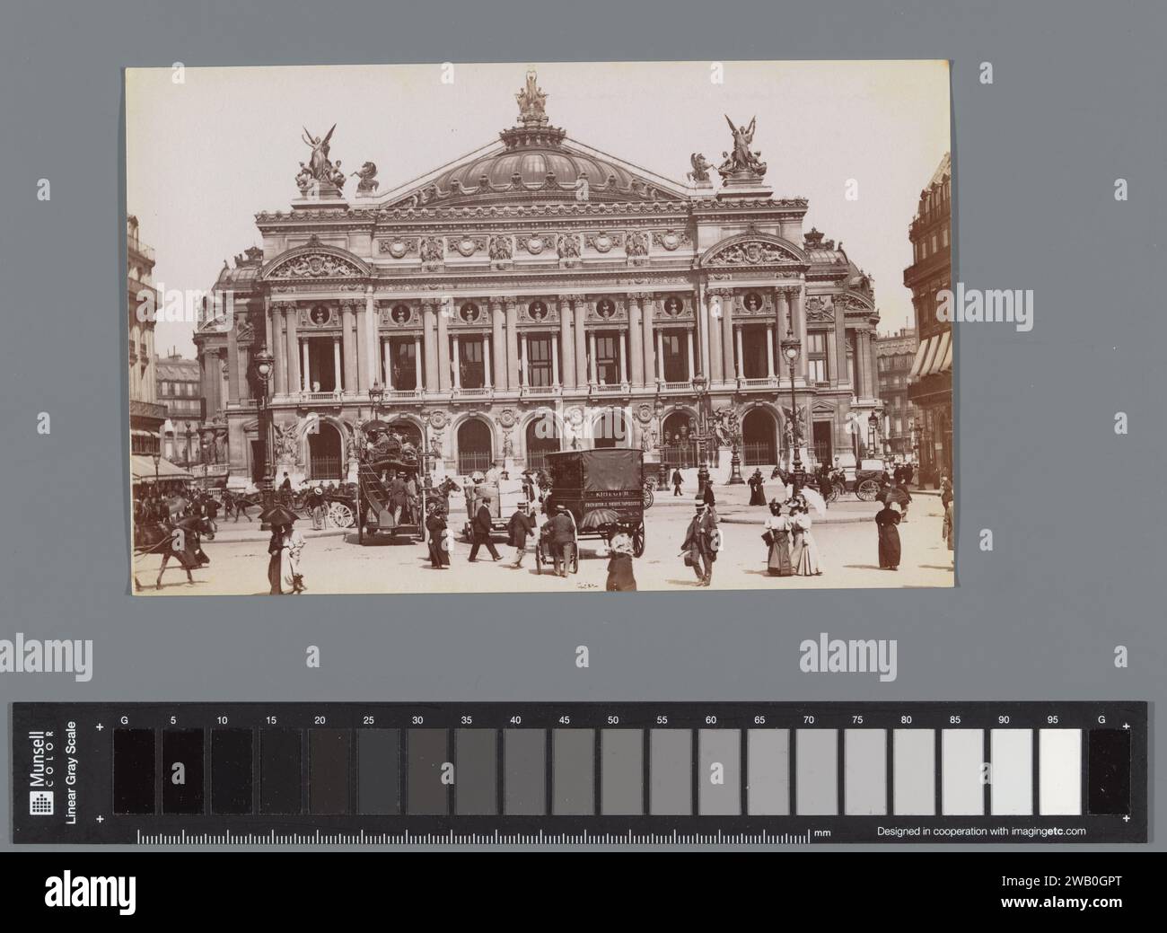 Façade van Opéra Garnier, Paris, X Phot., 1887 - 1900 photograph Paris ...