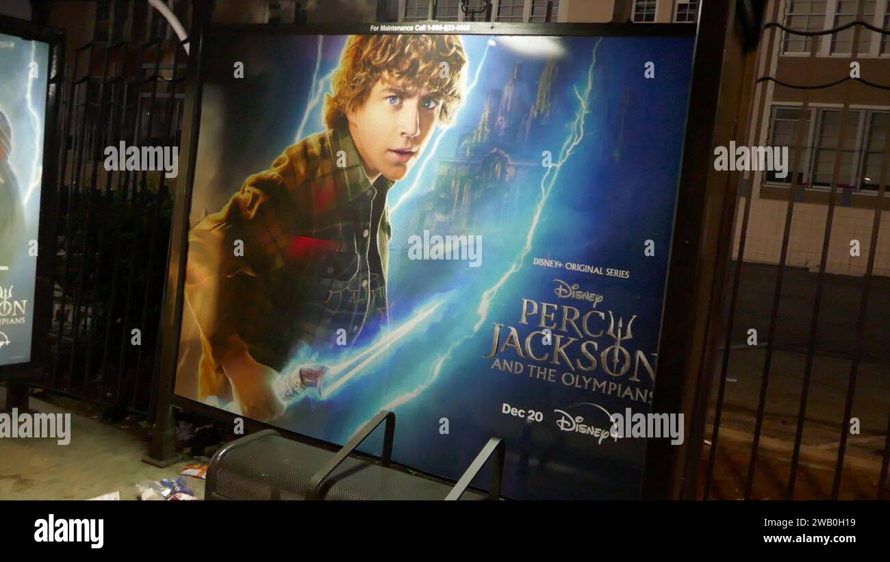 Los Angeles, California, USA 29th December 2023 Disney Percy Jackson ...