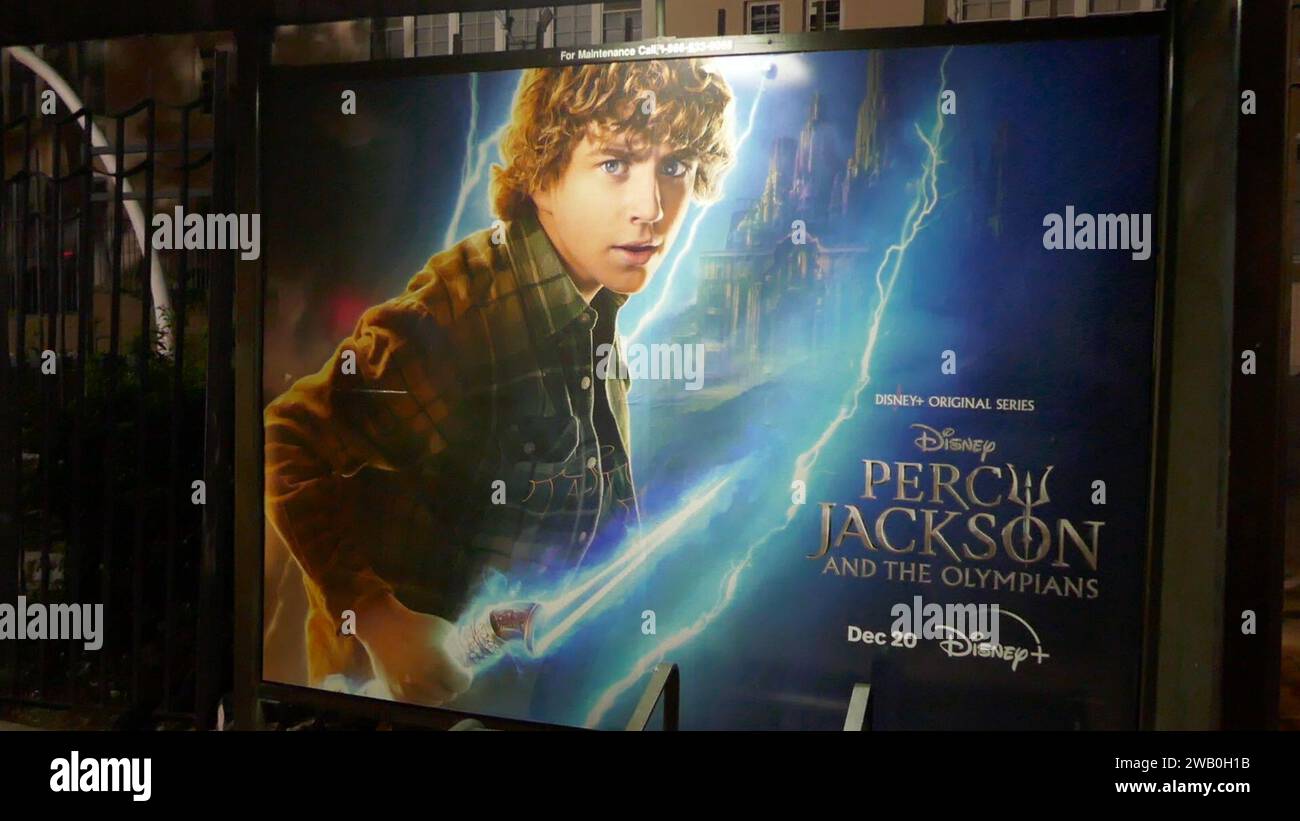 Los Angeles, California, USA 29th December 2023 Disney Percy Jackson ...