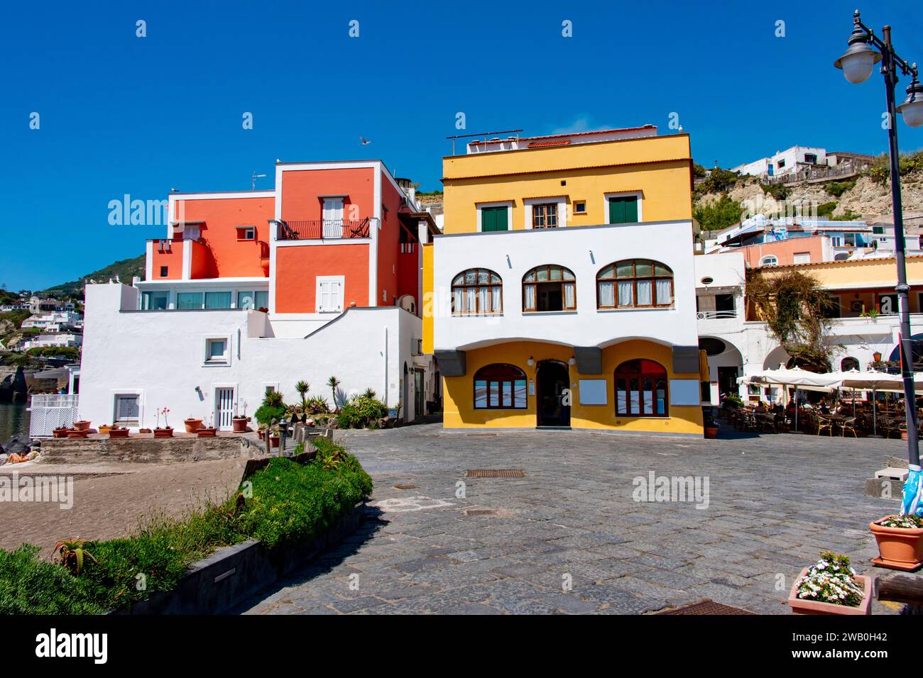 Port of Sant'Angelo - Isola d'Ischia - Italy Stock Photo - Alamy