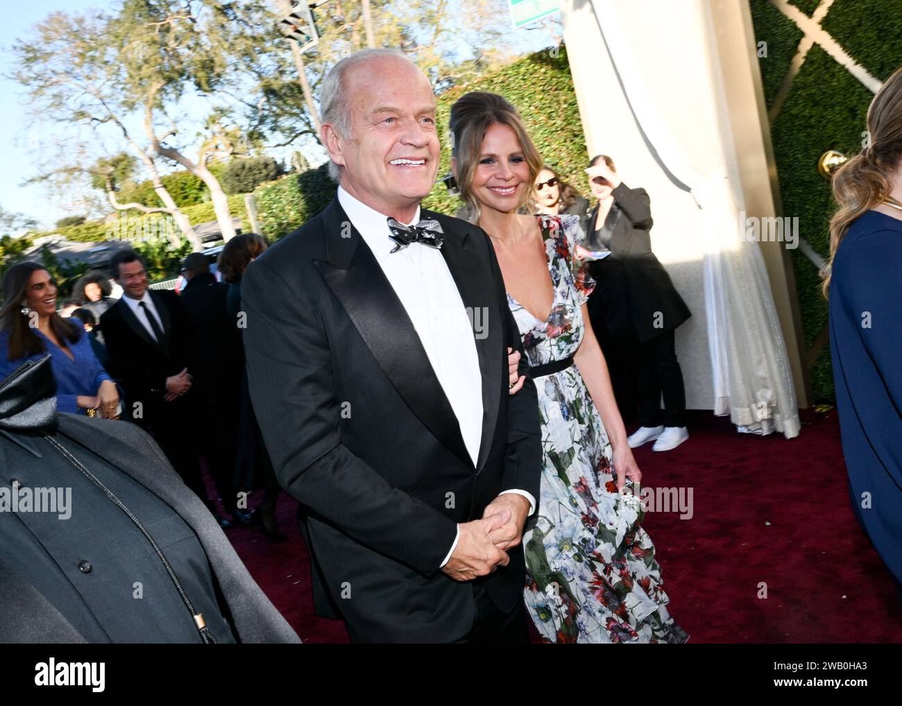 Kelsey Grammer and Kayte Walsh at the 81st Golden Globe Awards held at ...