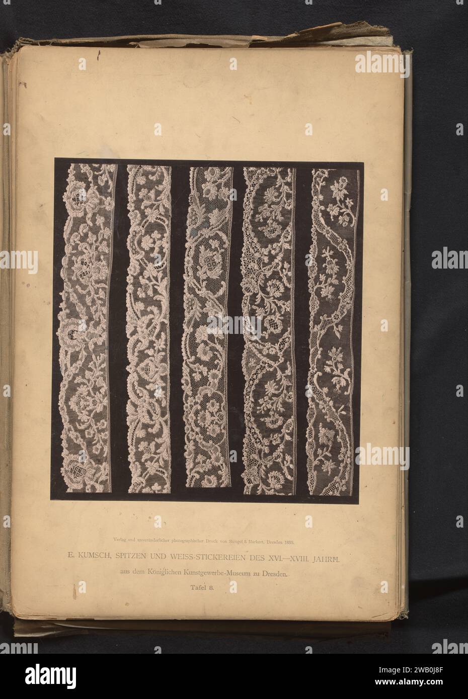 Five strips of 18th-century French side from the collection of the ...