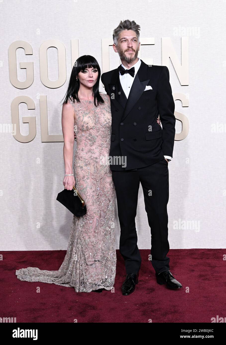 Beverly Hills, United States. 07th Jan, 2024. Christina Ricci and Mark ...