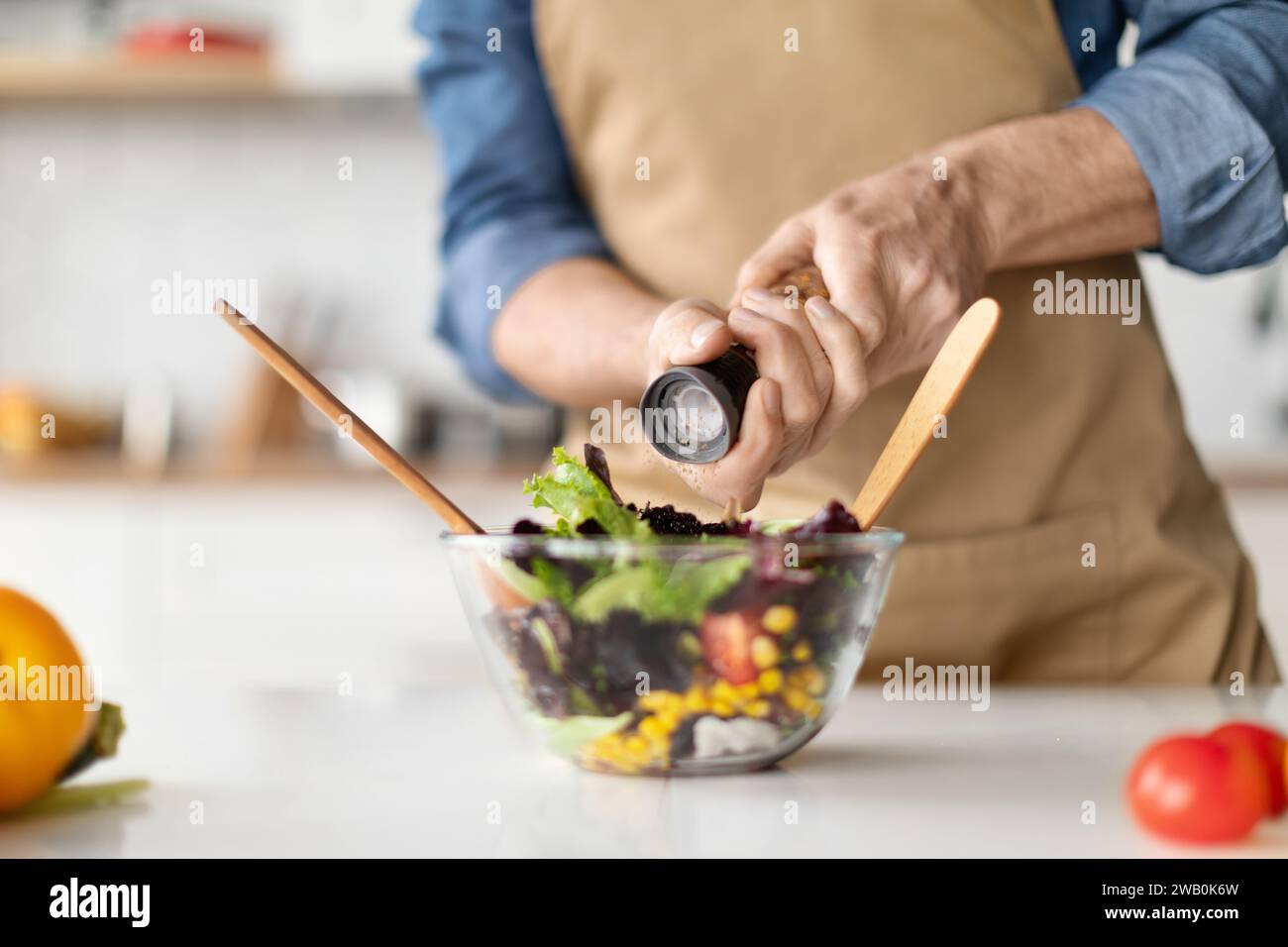 Adding flavor hi-res stock photography and images - Alamy