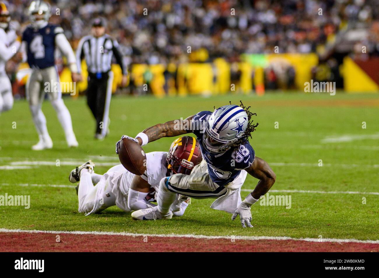 Landover, MD, USA. 07th Jan, 2024. Dallas Cowboys wide receiver CeeDee ...