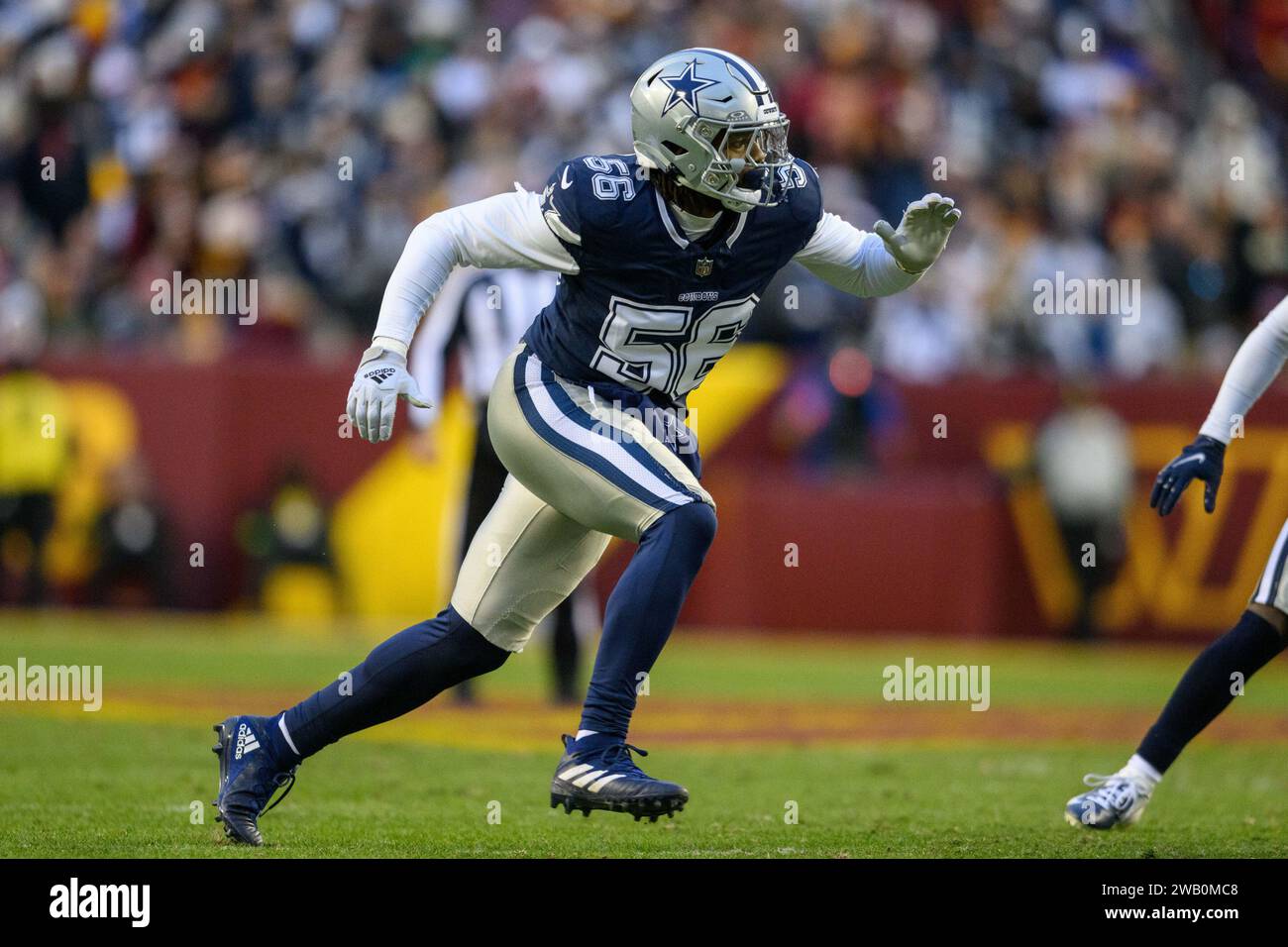 Landover, MD, USA. 07th Jan, 2024. Dallas Cowboys defensive end Dante ...