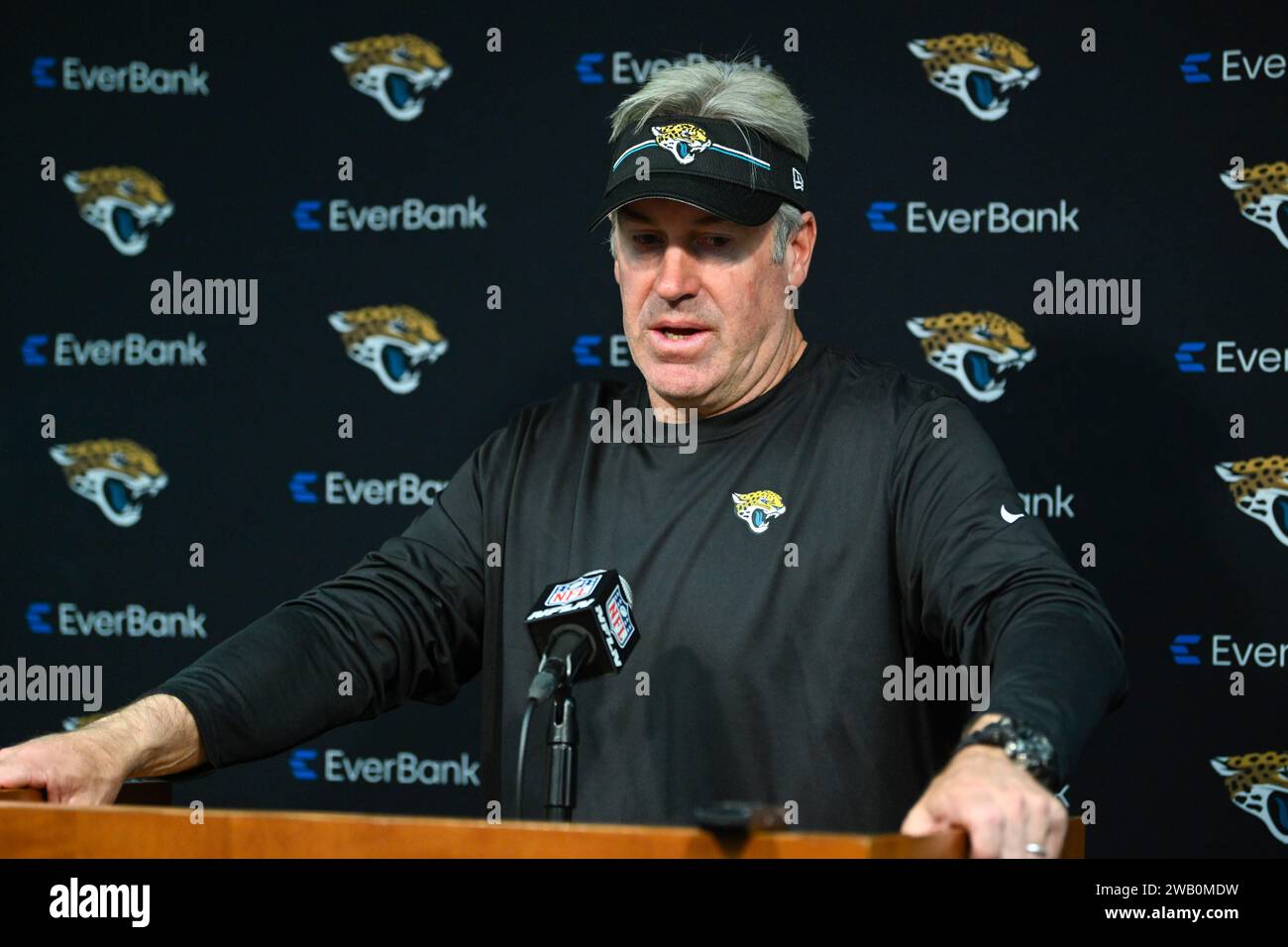 Jacksonville Jaguars coach Doug Pederson speaks at a press conference ...