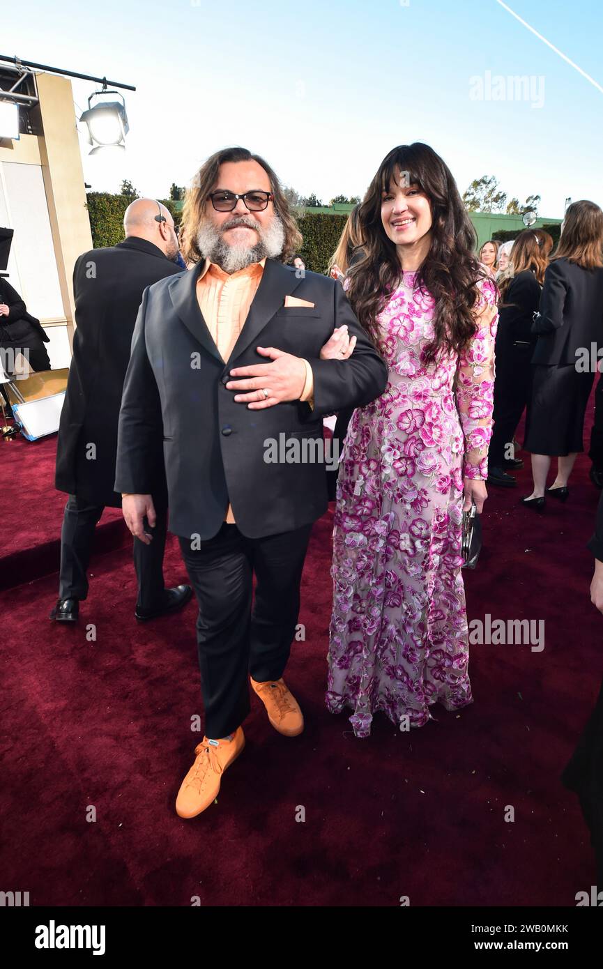 Beverly Hills, United States. 07th Jan, 2024. Jack Black and Tanya ...