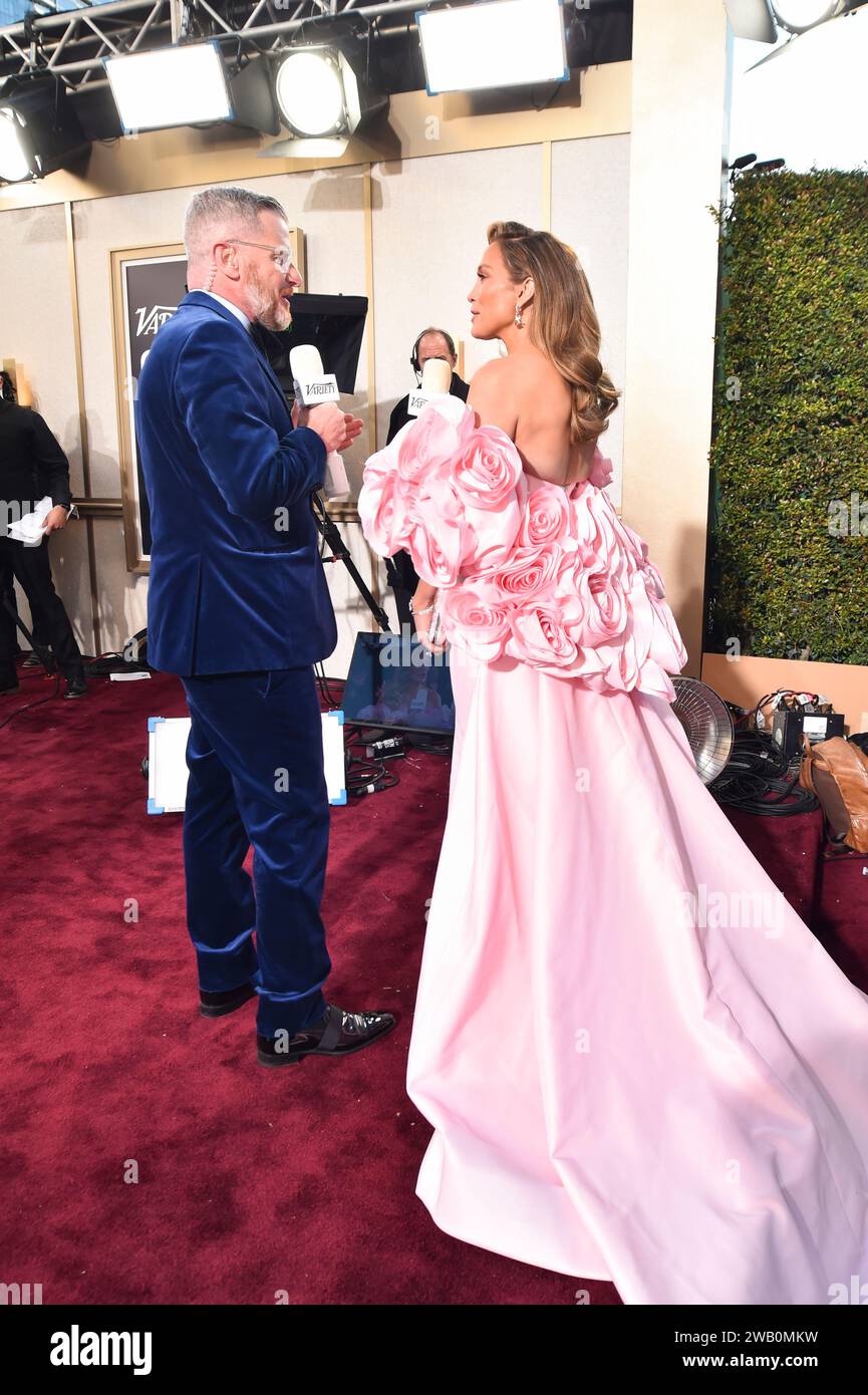 Beverly Hills, United States. 07th Jan, 2024. Marc Malkin and Jennifer ...