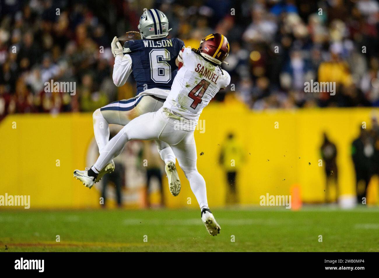Landover, MD, USA. 07th Jan, 2024. Dallas Cowboys safety Donovan Wilson ...