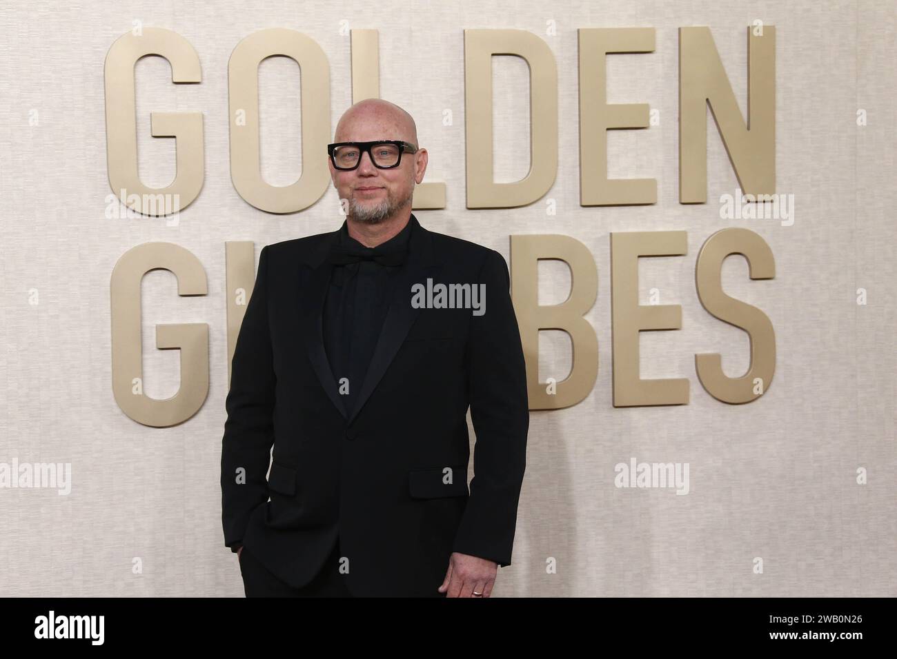Justin K. Thompson at the 81st Golden Globe Awards held at the Beverly ...