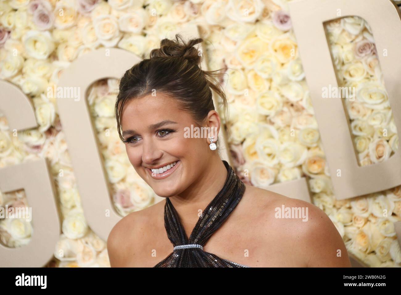 Victoria Garrick Browne at the 81st Golden Globe Awards held at the ...