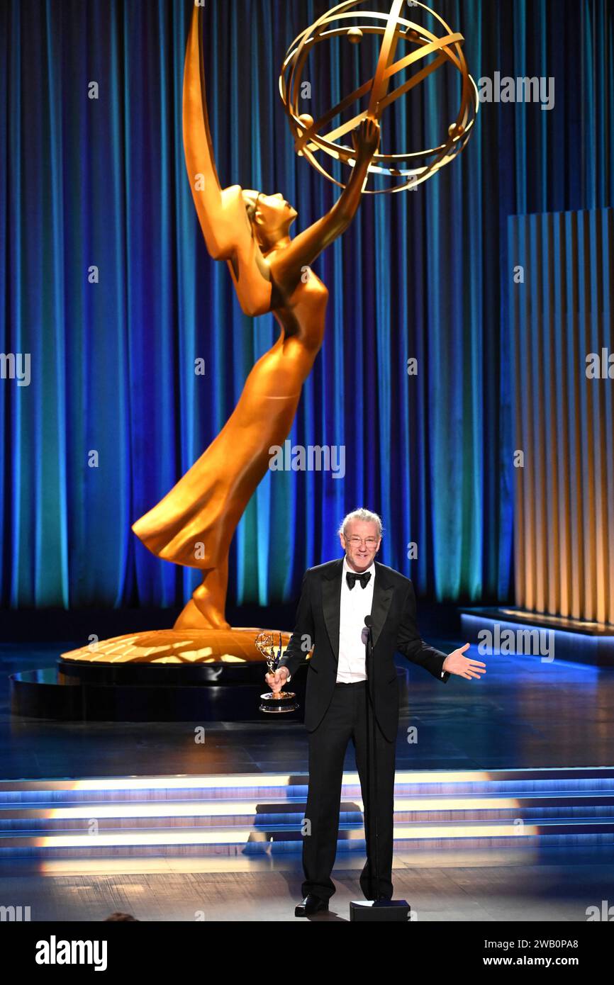 Hamish Hamilton accept the Emmy for outstanding directing for a variety ...
