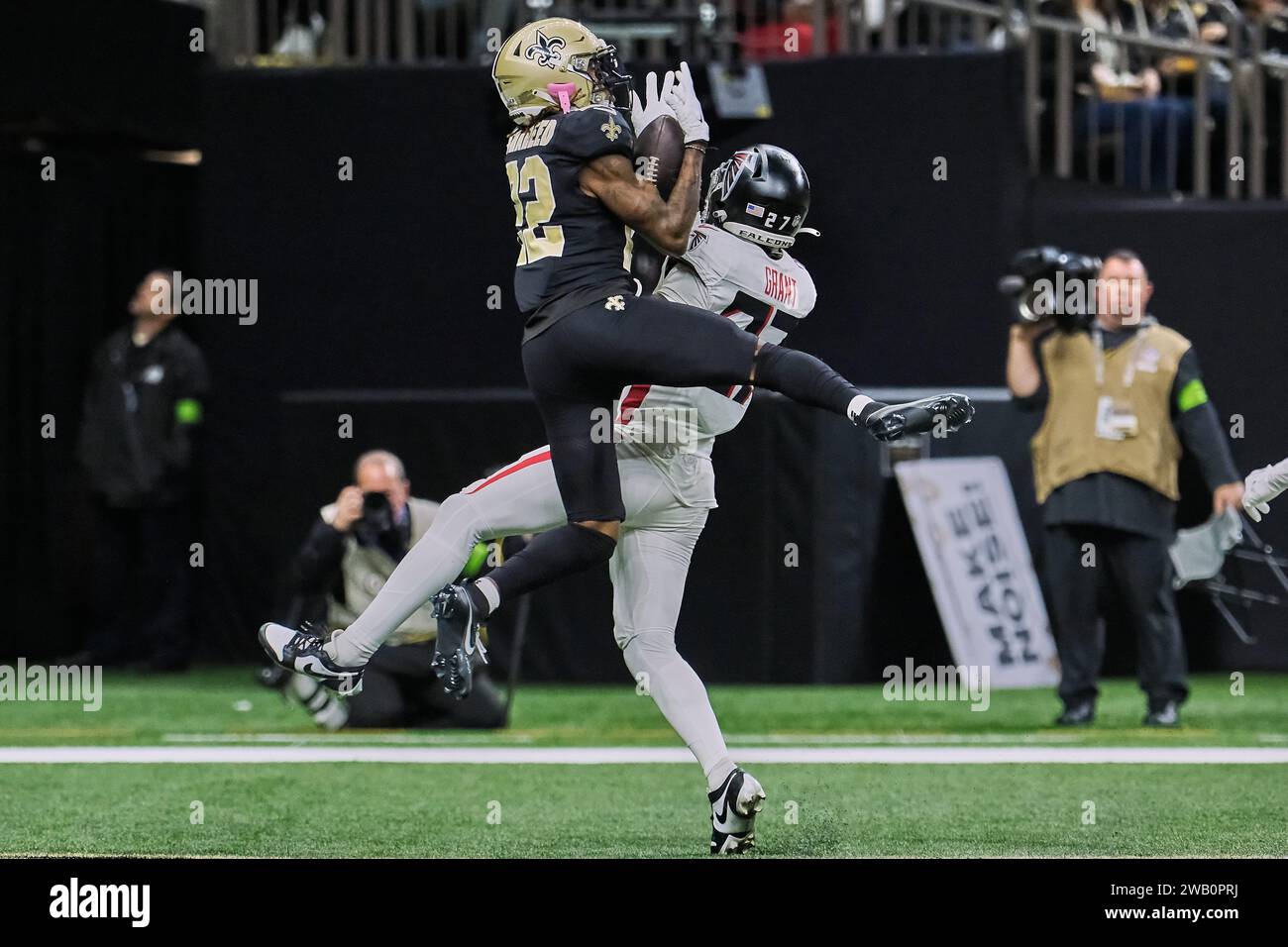 New Orleans, Louisiana, USA. 7th Jan, 2024. New Orleans Saints wide receiver RASHID SHAHEED ...