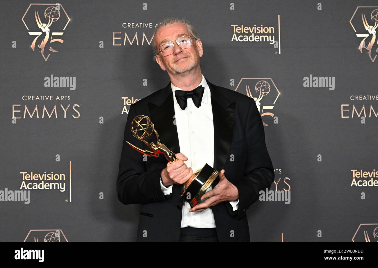 Hamish Hamilton with their Emmy for outstanding directing for a variety ...