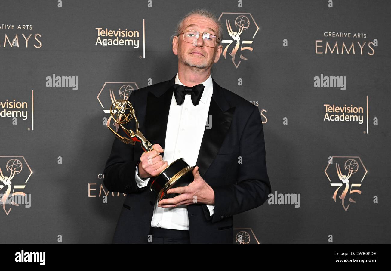 Hamish Hamilton with their Emmy for outstanding directing for a variety ...