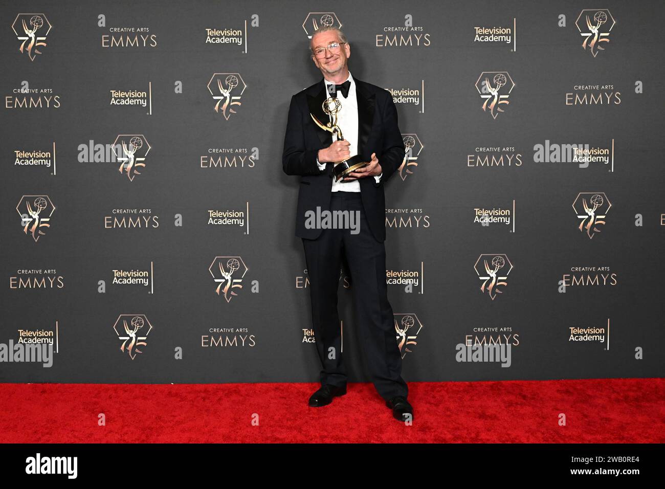 Hamish Hamilton with their Emmy for outstanding directing for a variety ...