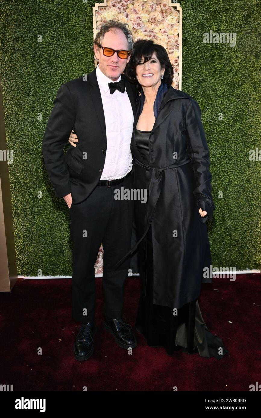 Beverly Hills, United States. 07th Jan, 2024. Sanford Panitch and Amy ...
