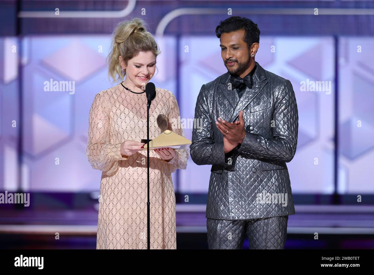 Beverly Hills, United States. 07th Jan, 2024. Rose McIver and Utkarsh ...