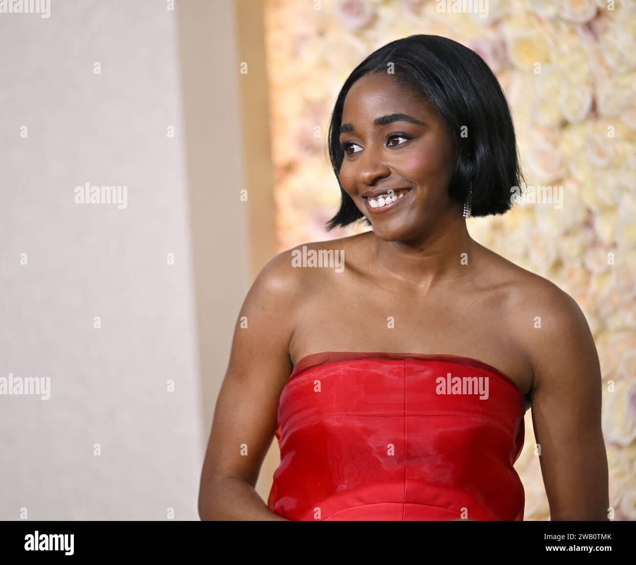 Beverly Hills, United States. 07th Jan, 2024. Actress Ayo Edebiri ...