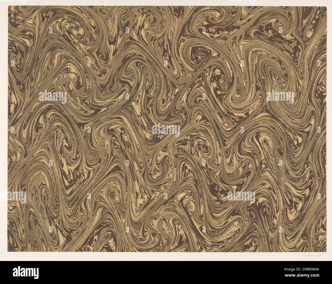 Fantasy marble in different shades of brown, anonymous, 1900 - 2000 ...