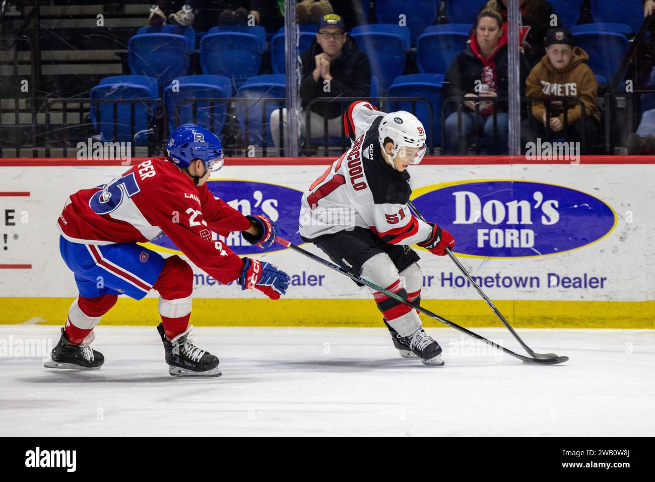 January 7th, 2024: Utica Comets forward Kyle Criscuolo (51) skates in ...