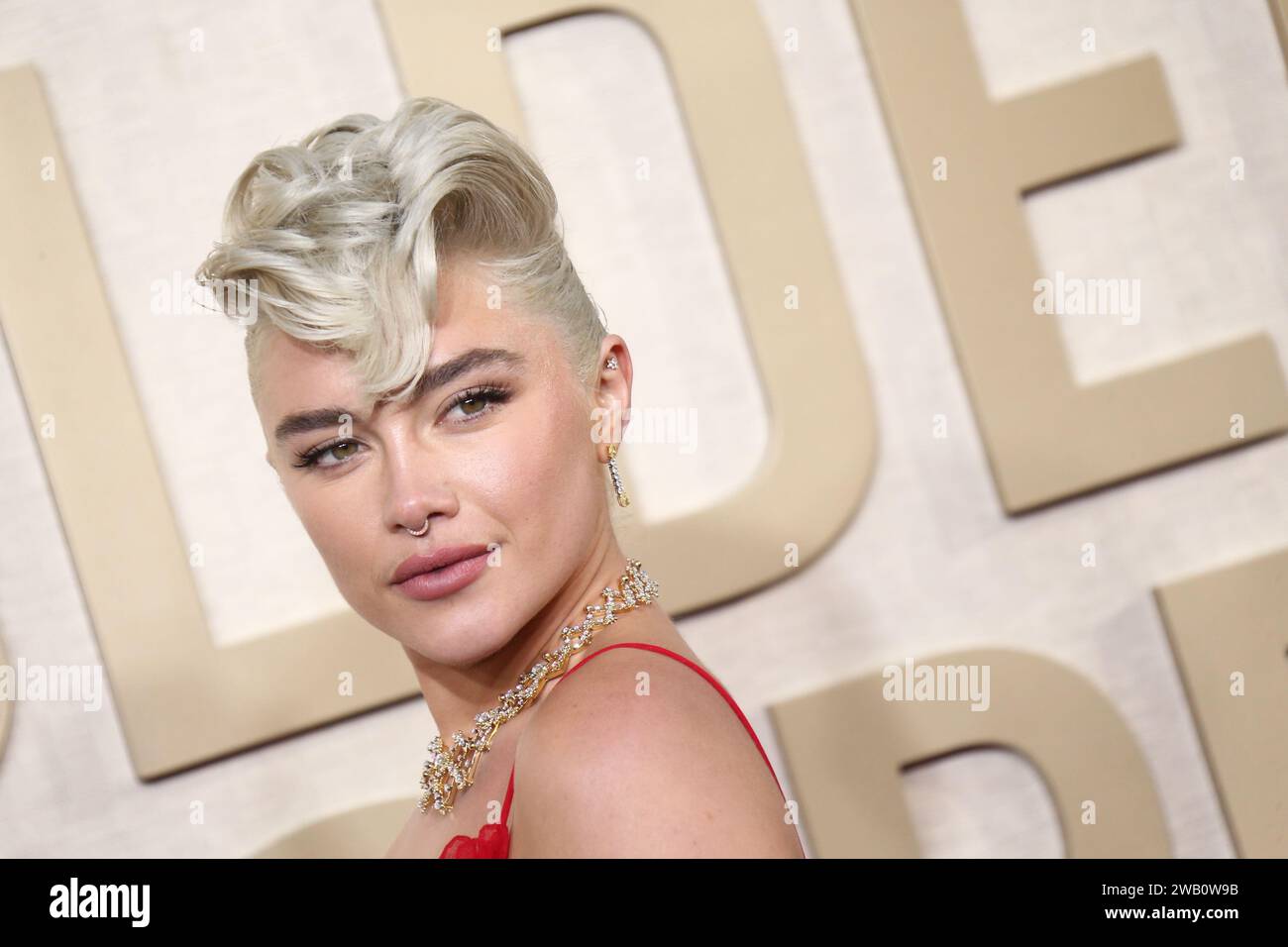 Beverly Hills, United States. 07th Jan, 2024. Florence Pugh at the 81st ...