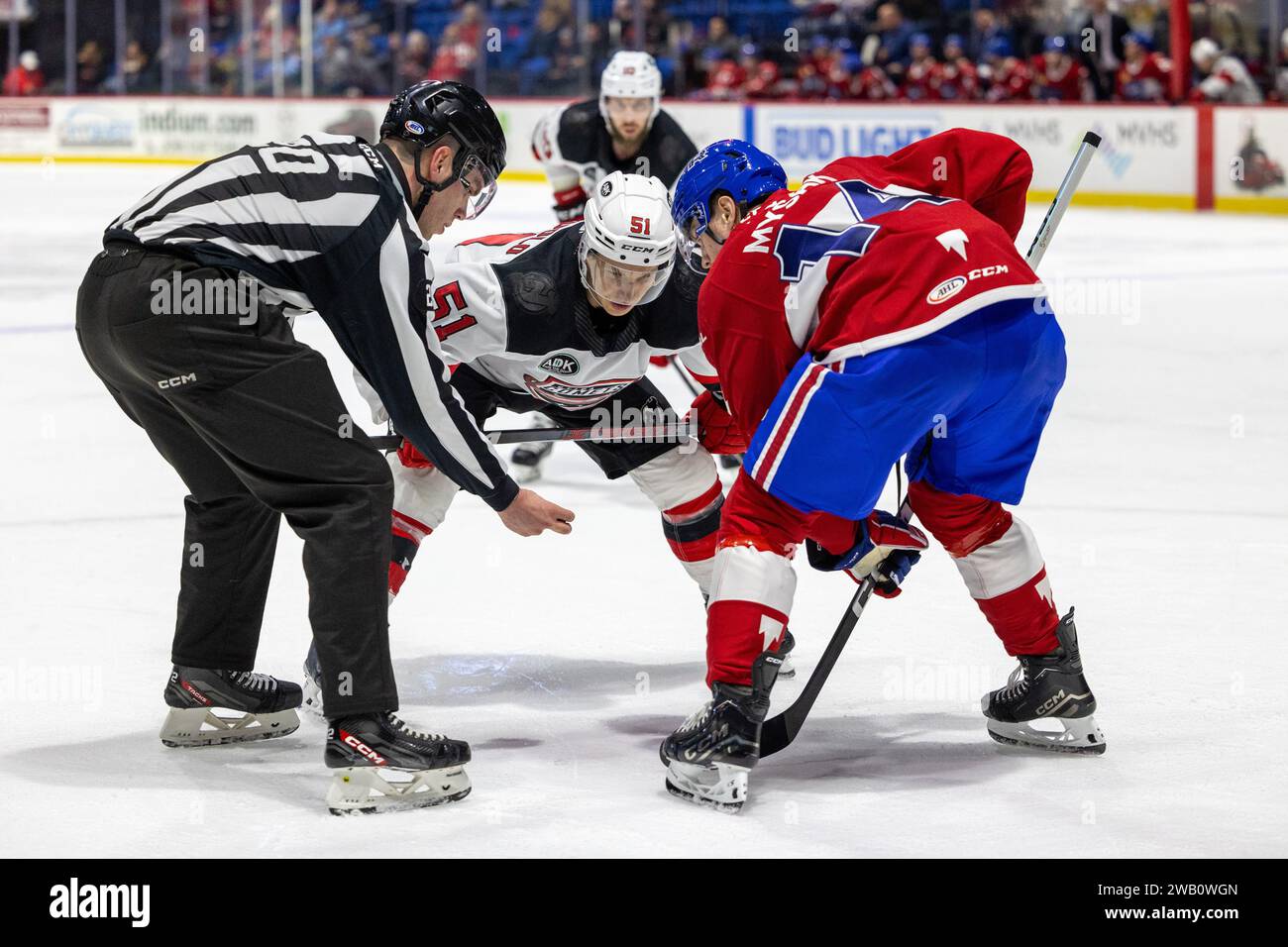 January 7th, 2024: Utica Comets forward Kyle Criscuolo (51) takes a ...