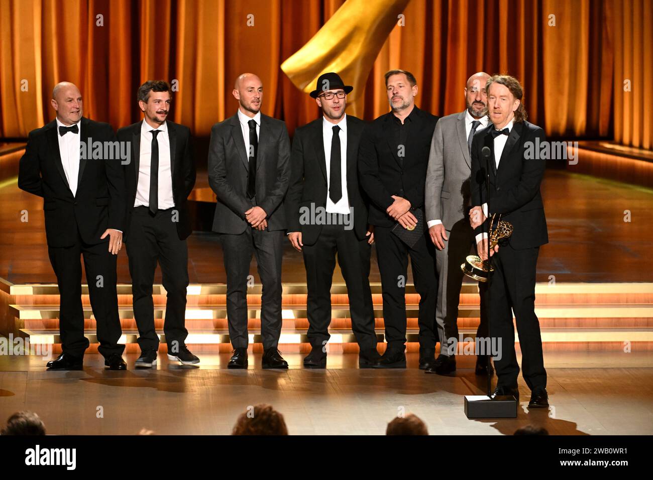 The team from "100 Foot Wave - Chapter VI - Force Majeure" accepts the ...